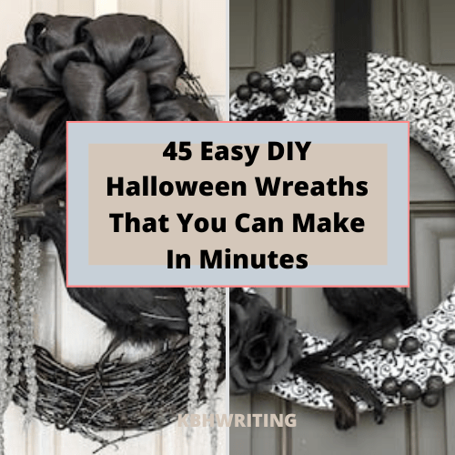 45 Easy DIY Halloween Wreaths That You Can Make In Minutes