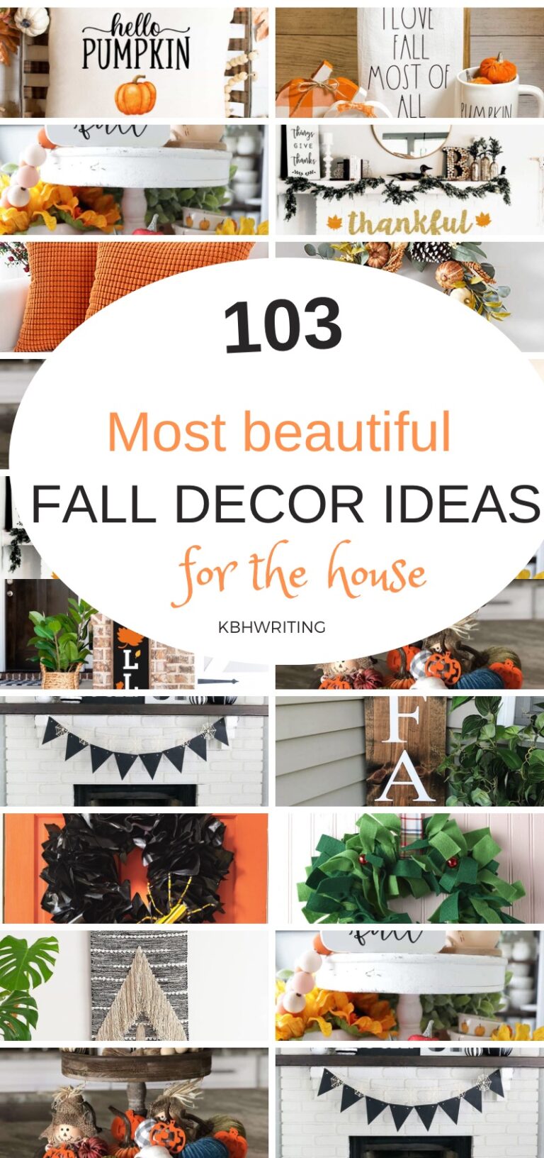 103 Fall Decor Ideas For The Home: Fall-Themed Decorations