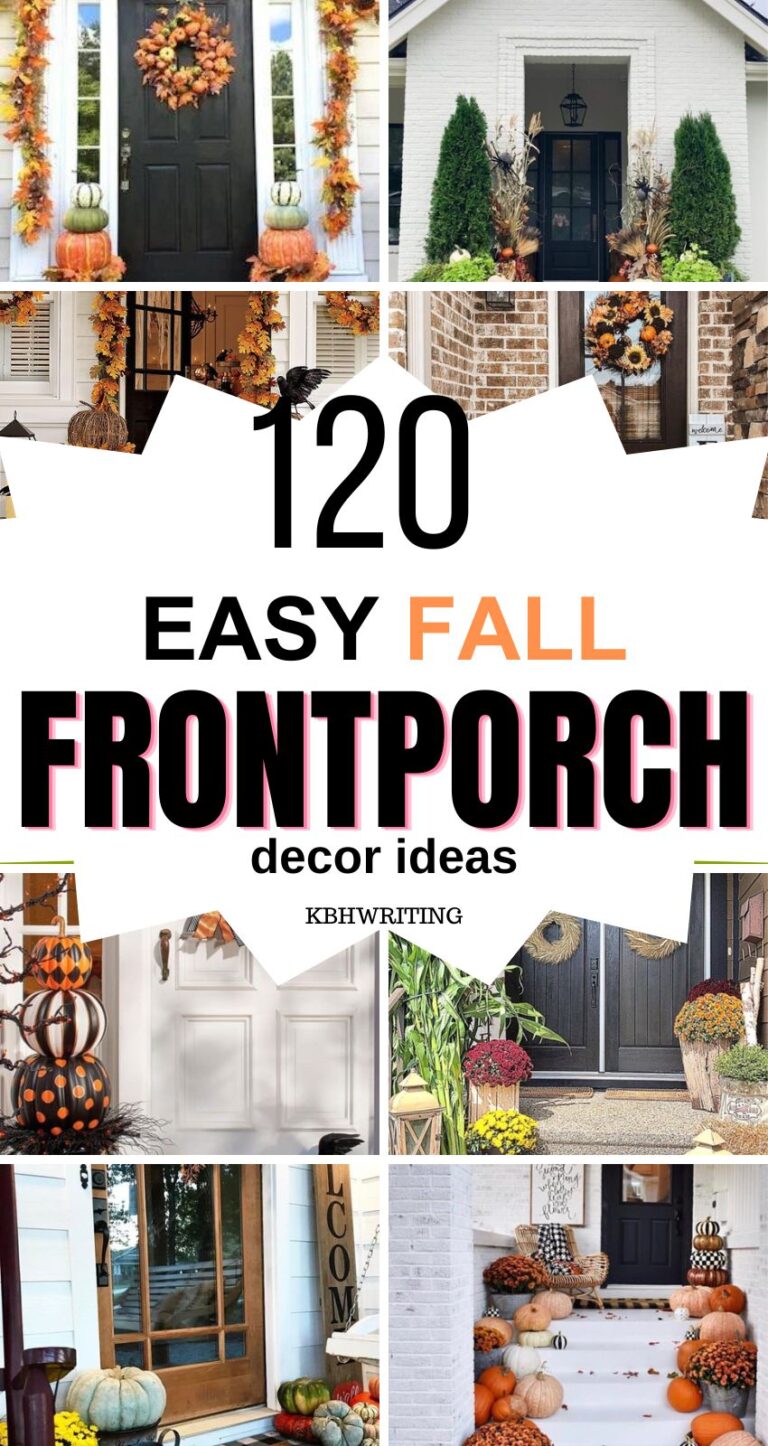 120 Easy DIY Fall Front Porch Decor Ideas