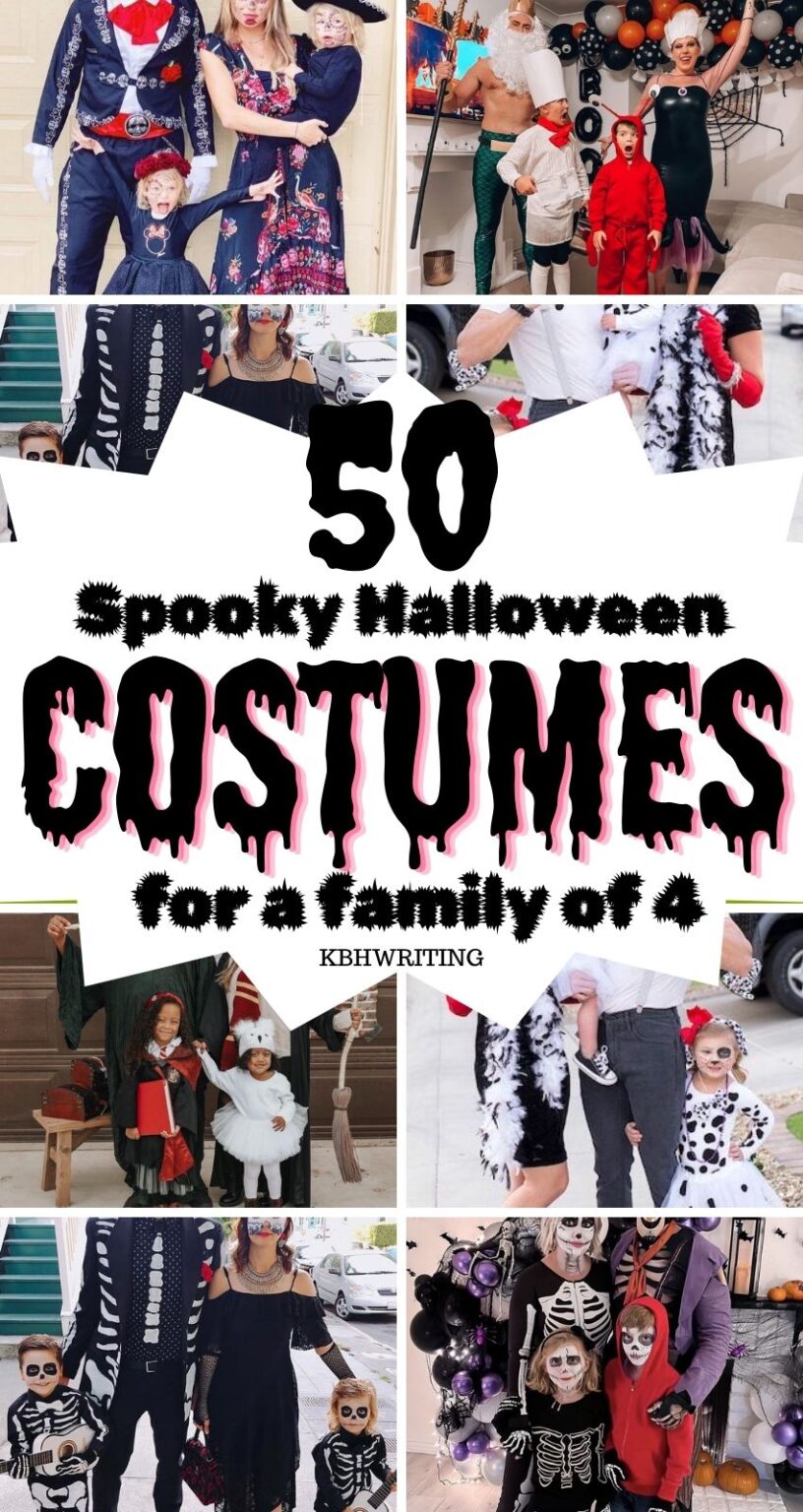 50 Spooky Halloween Costumes For A Family Of 4
