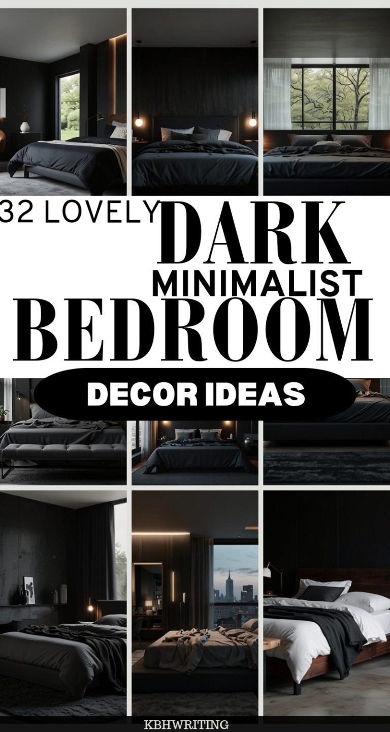 32 Marvelous Dark Minimalist Bedroom Ideas