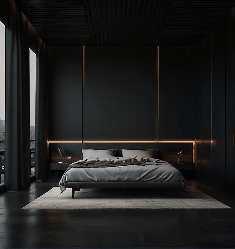 32 Marvelous Dark Minimalist Bedroom Ideas