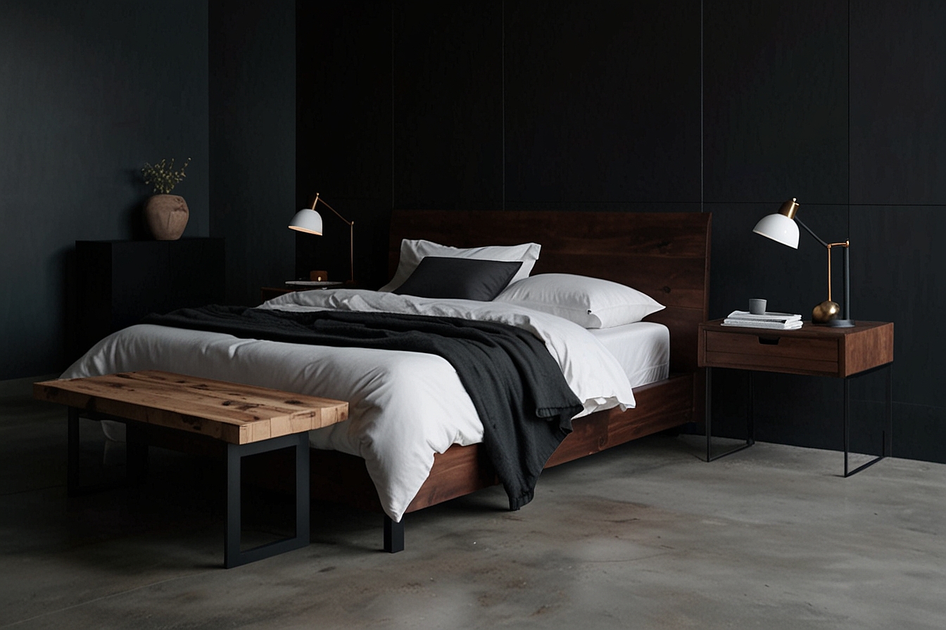 32 Marvelous Dark Minimalist Bedroom Ideas