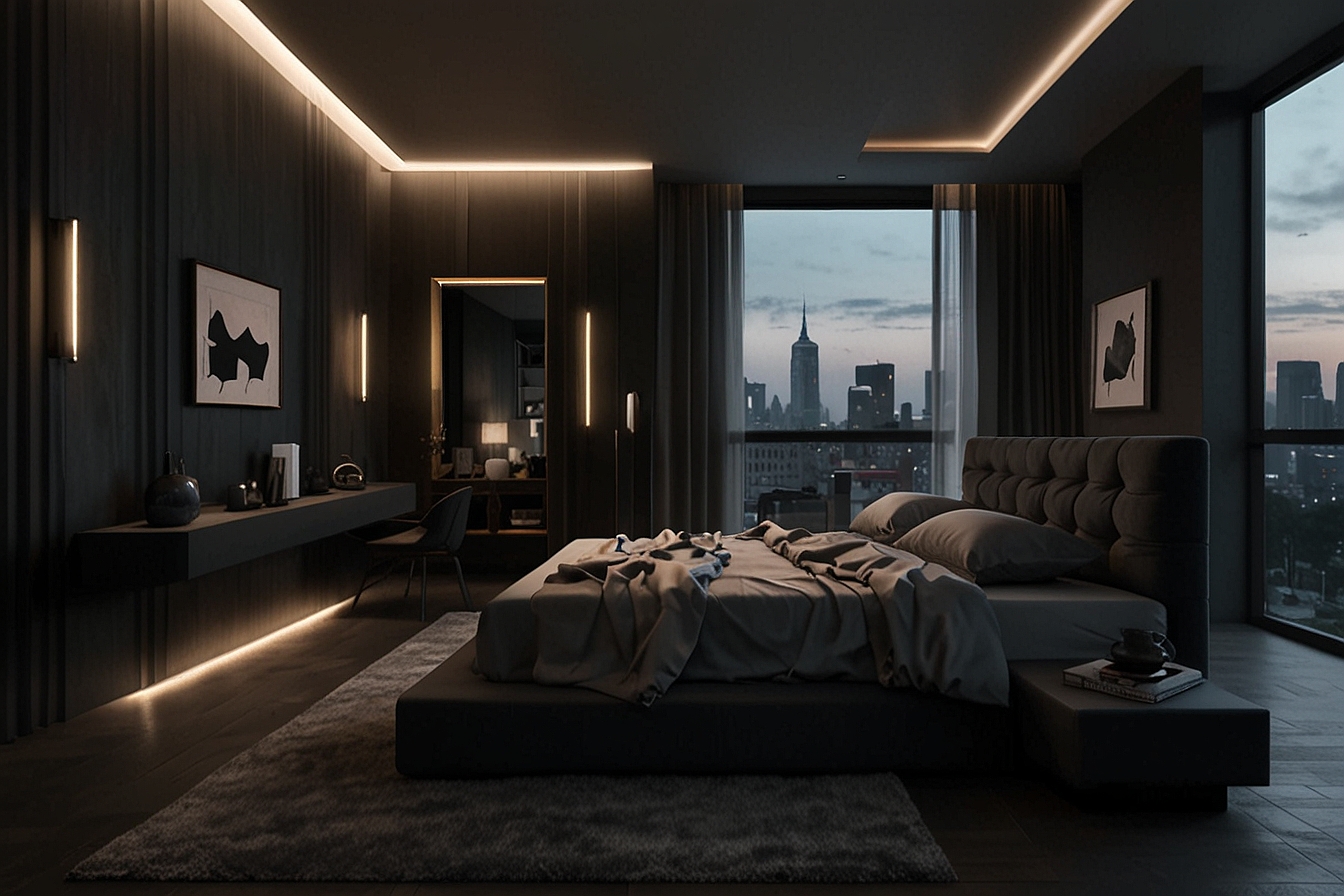 32 Marvelous Dark Minimalist Bedroom Ideas