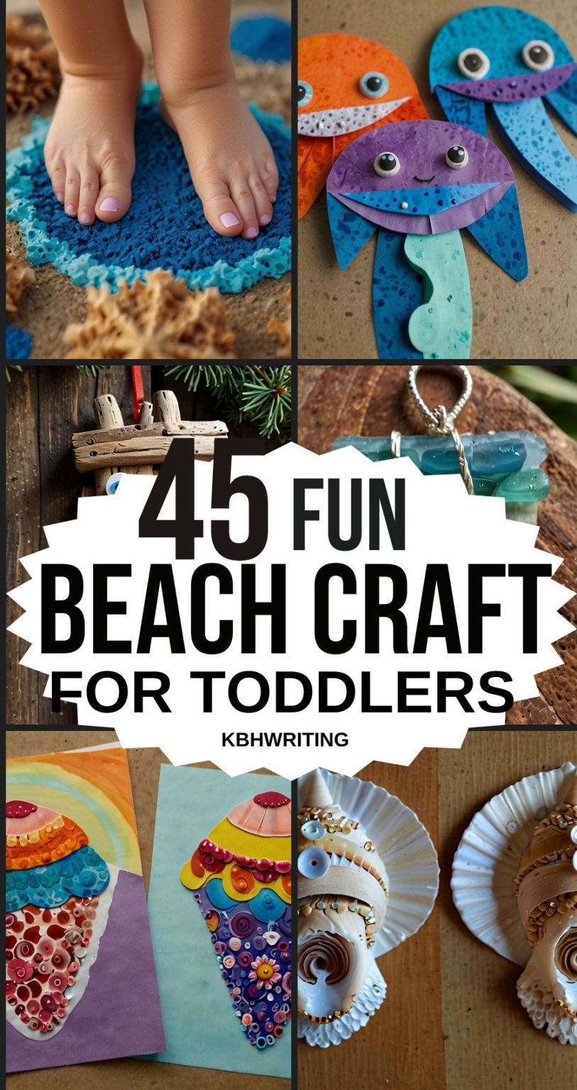 45 Insanely Fun Beach Crafts For Kids