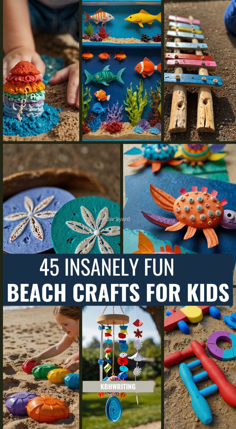 45 Insanely Fun Beach Crafts For Kids