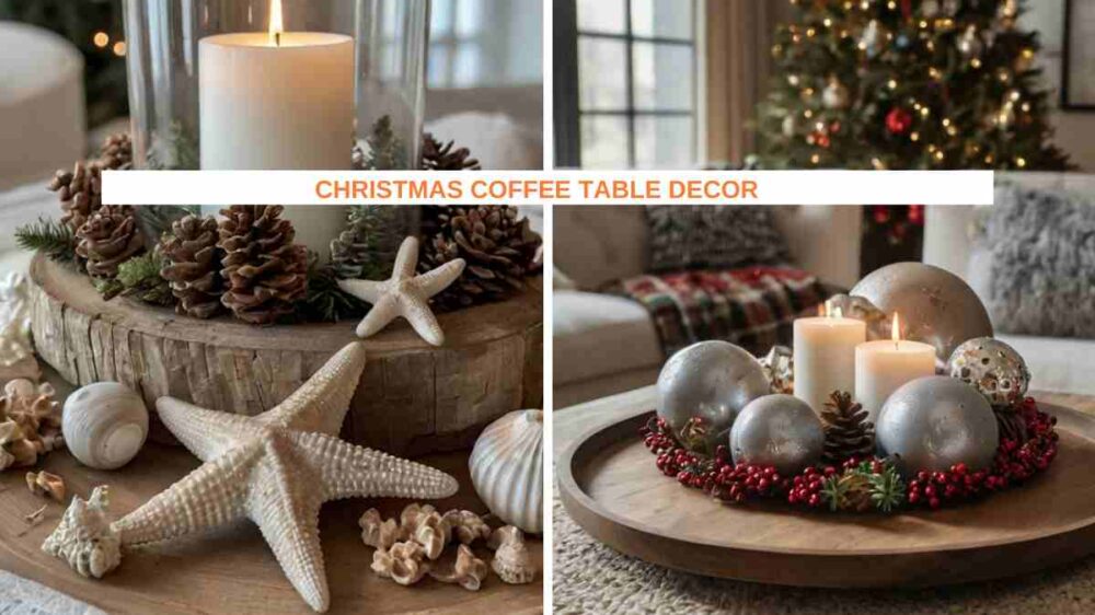 18 Christmas Coffee Table Decor Ideas To Spark Joy This Holiday Season