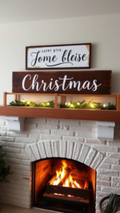 26 Creative Christmas Fireplace Decoration Ideas